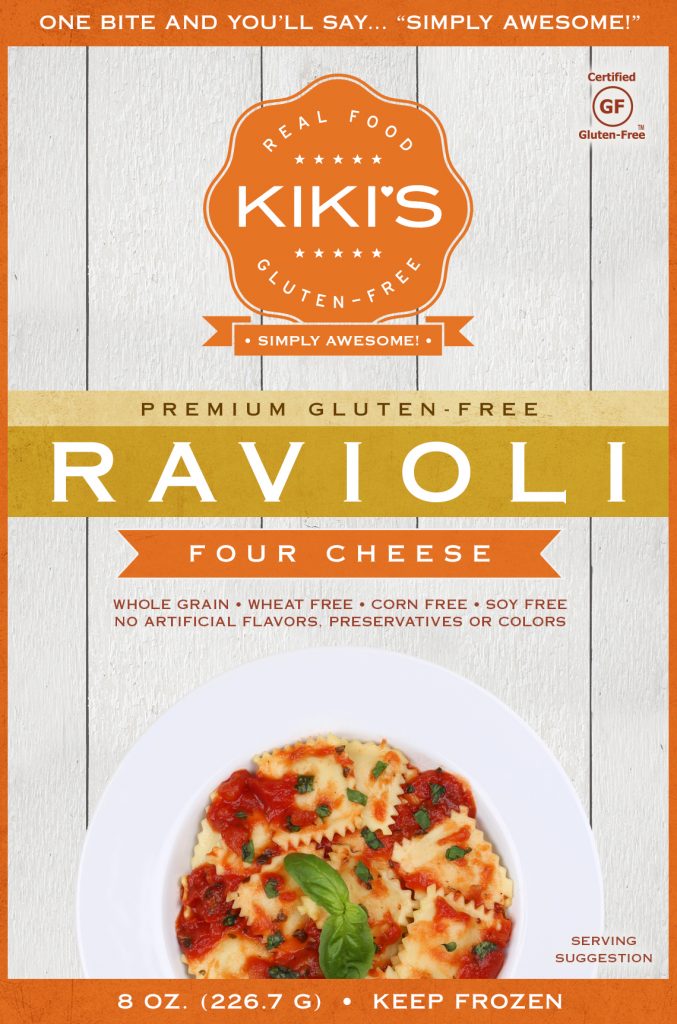 Kiki's Gluten Free Foods LLC | Four Cheese Premium Gluten-Free Ravioli